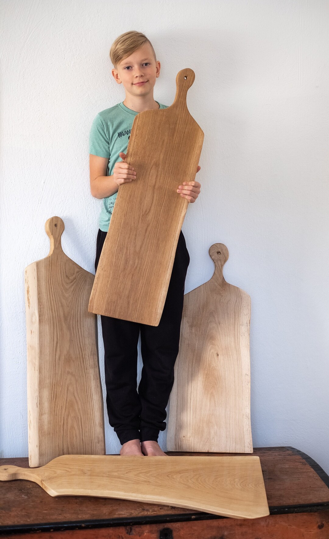 Extra Large Oak Serving Board / XXL Oak Cheese Serving Tray Serving ...