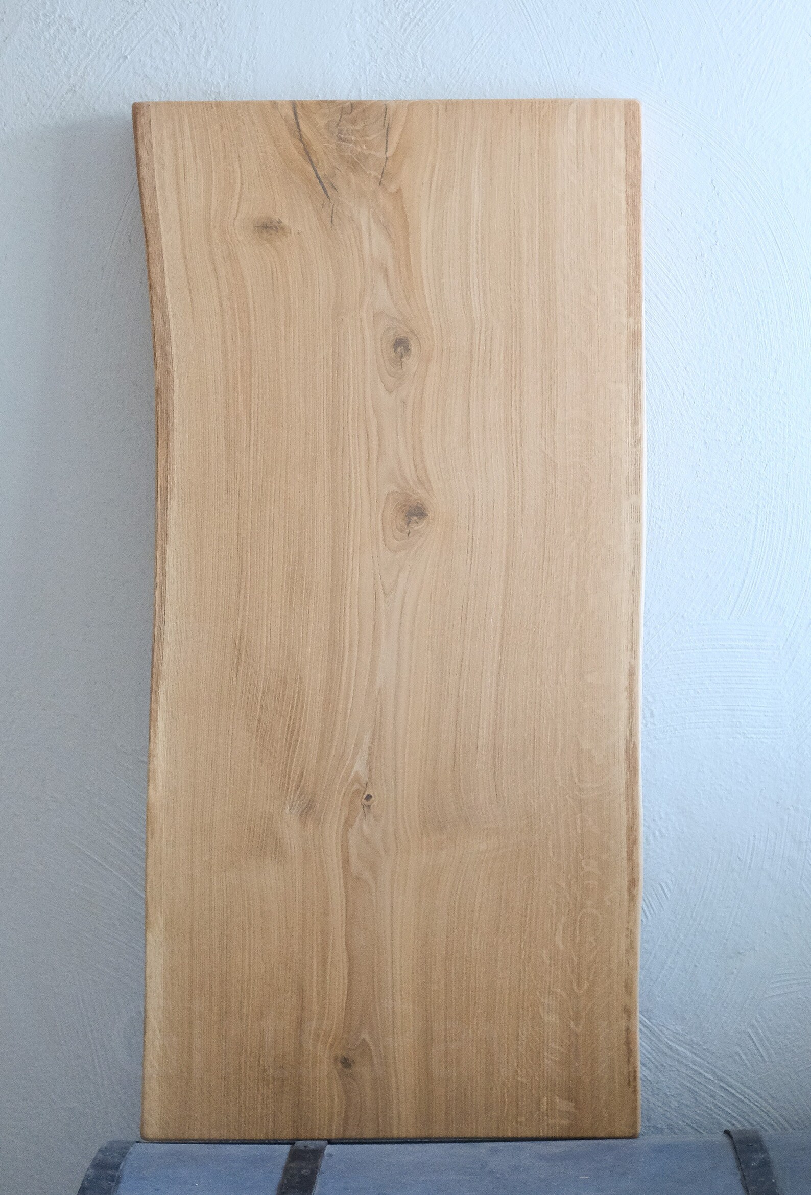 130 X 60cm Wide Solid Oak Table Top Live Edge European White | Etsy