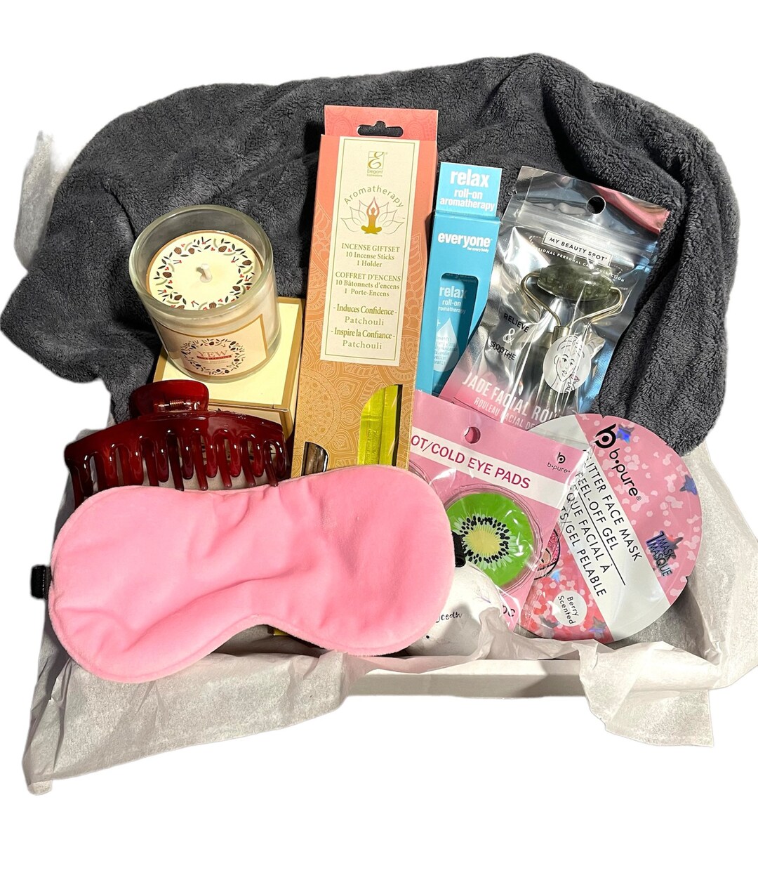 Spa Gift Box, Gift for Women, Self Care, Relaxation Gift Basket ...