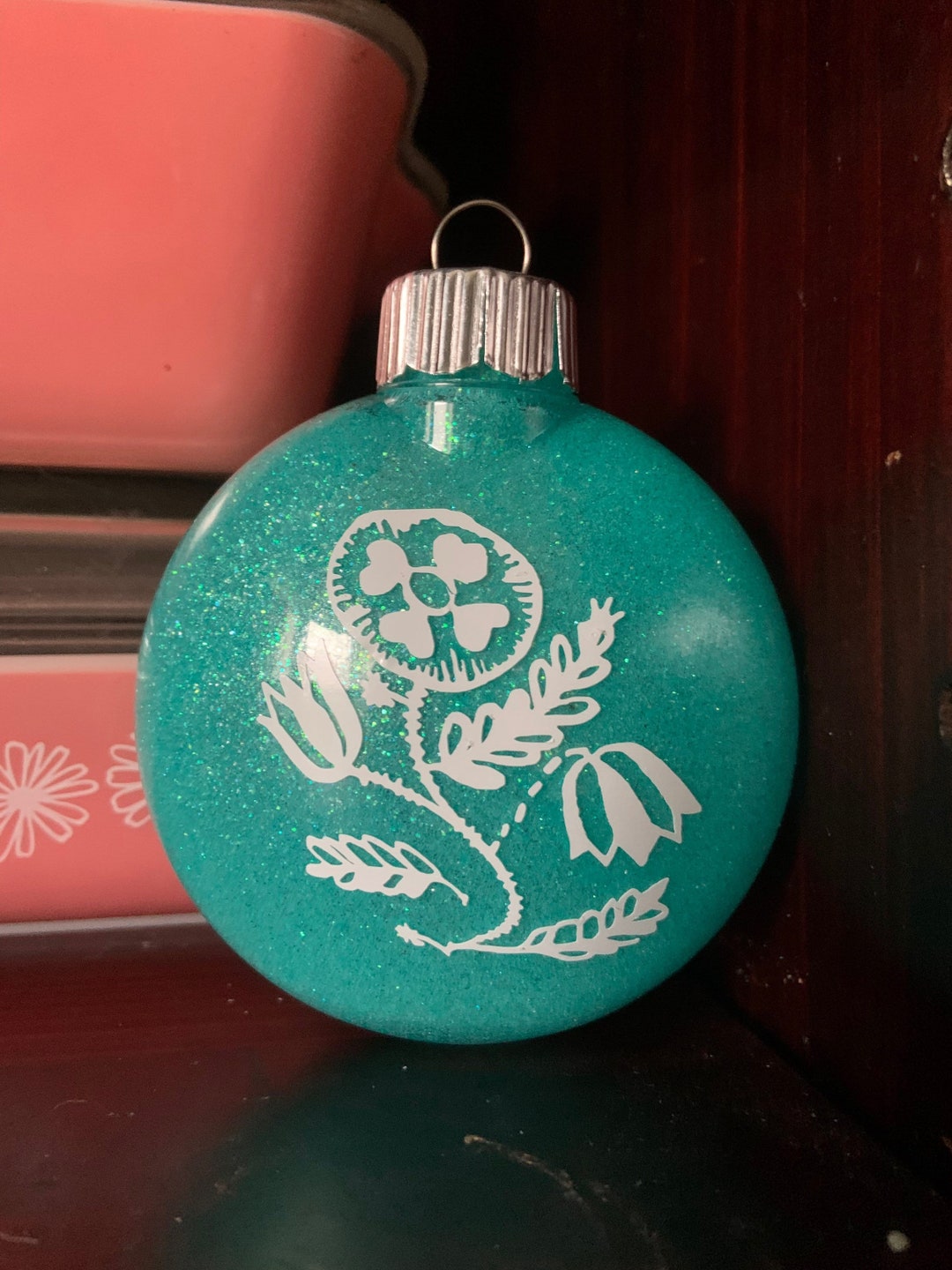 Pyrex Needlepoint Ornament - Etsy