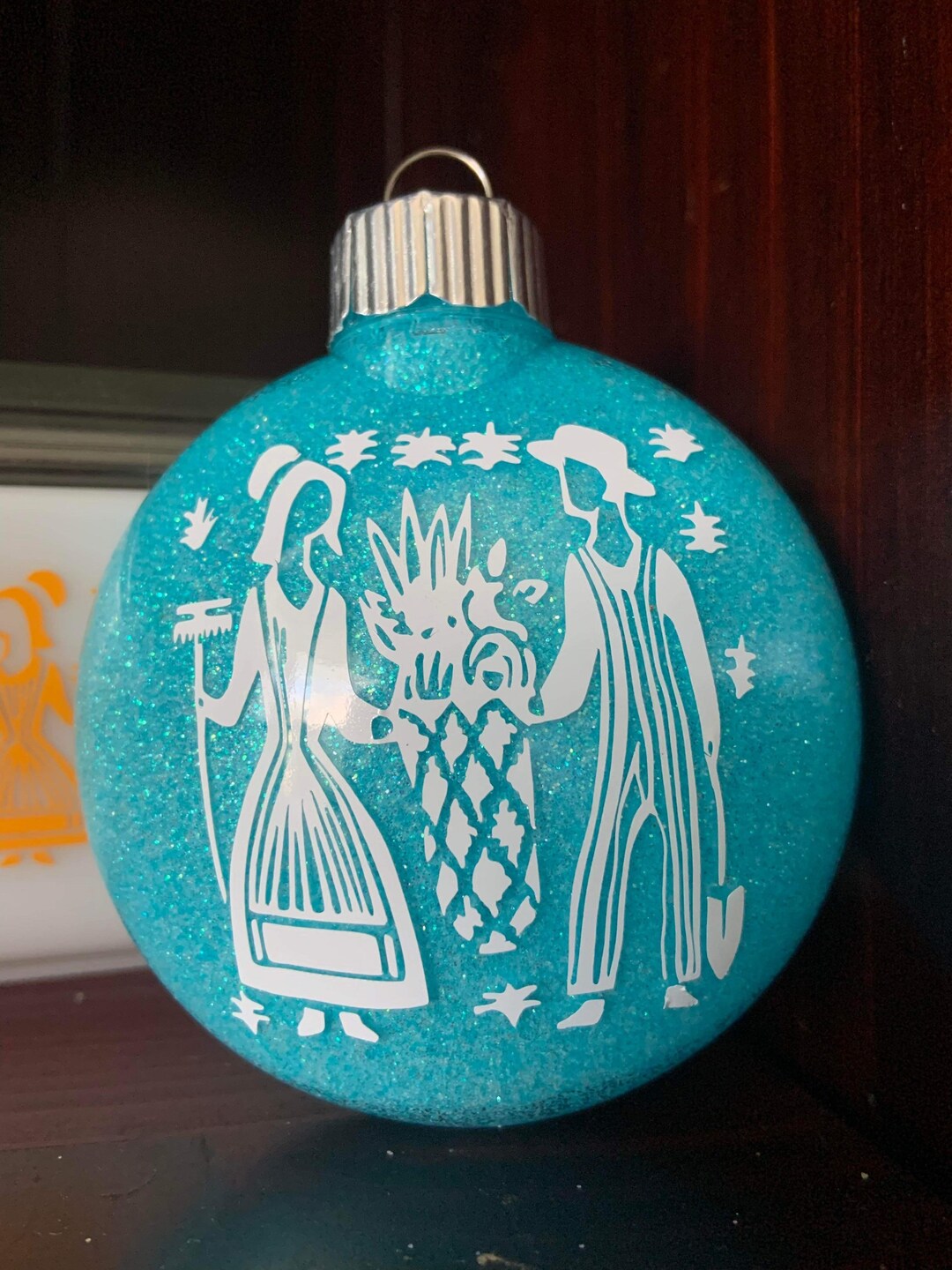 Lady on the Left Pyrex Butterprint Ornament - Etsy
