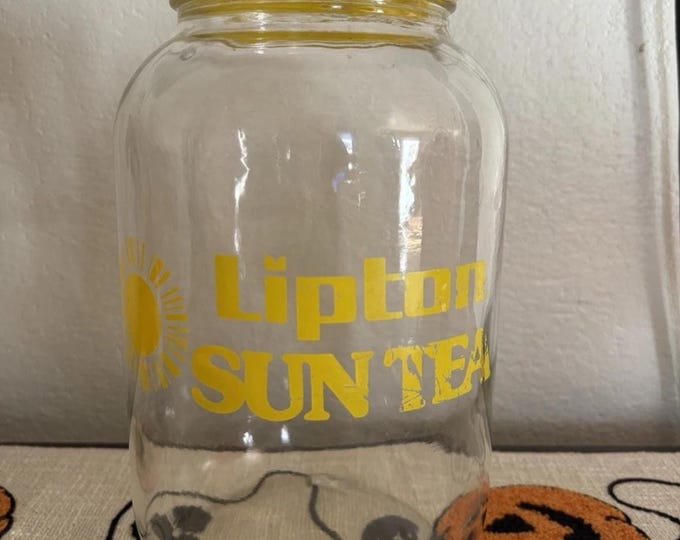 Vintage Lipton Sun Tea 1 Gallon Jug - Etsy