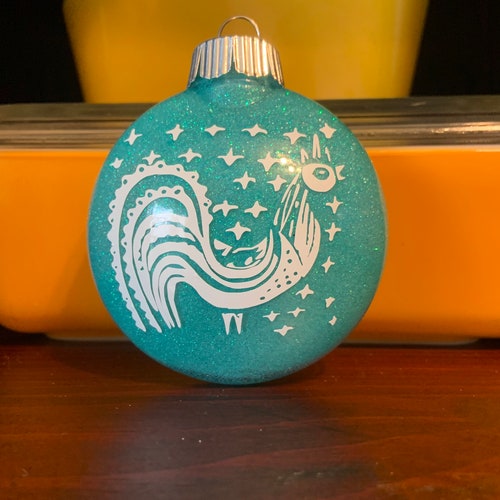 Pyrex Butterprint Inspired Christmas Ornament - Etsy