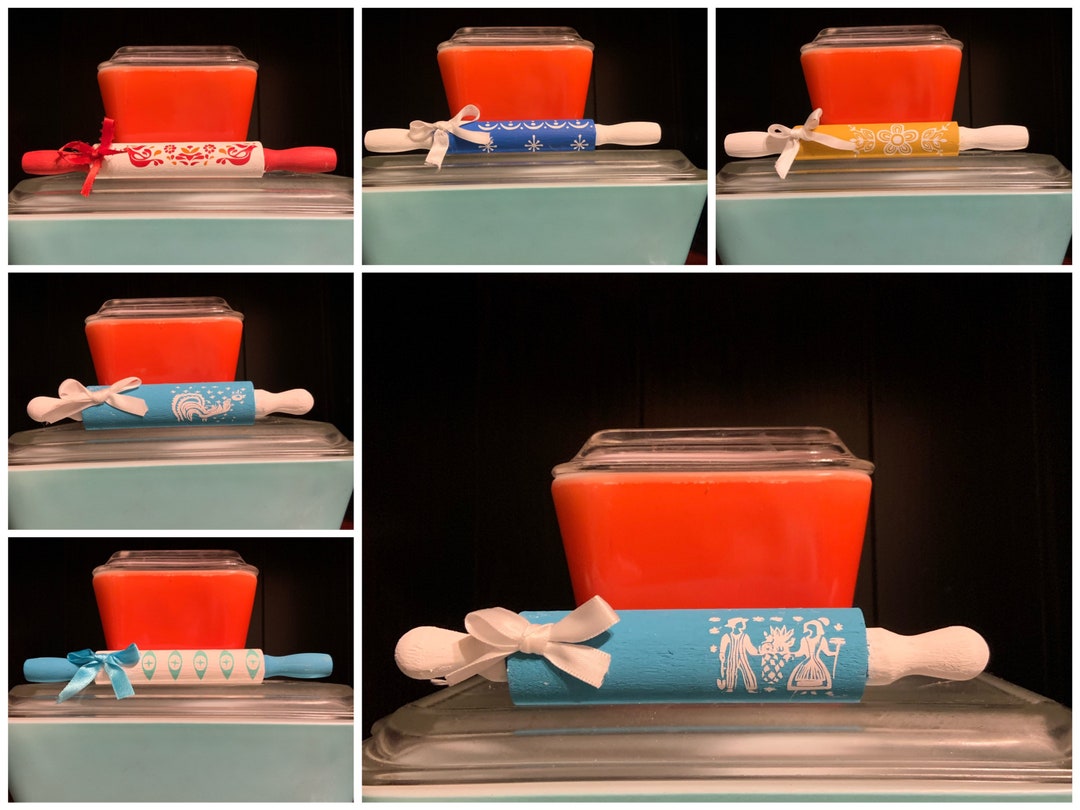 Pyrex Inspired Mini Rolling Pins - Etsy