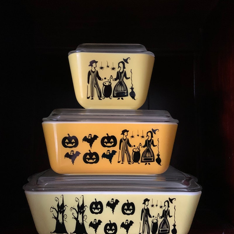 Pyrex Halloween Stickers - Etsy