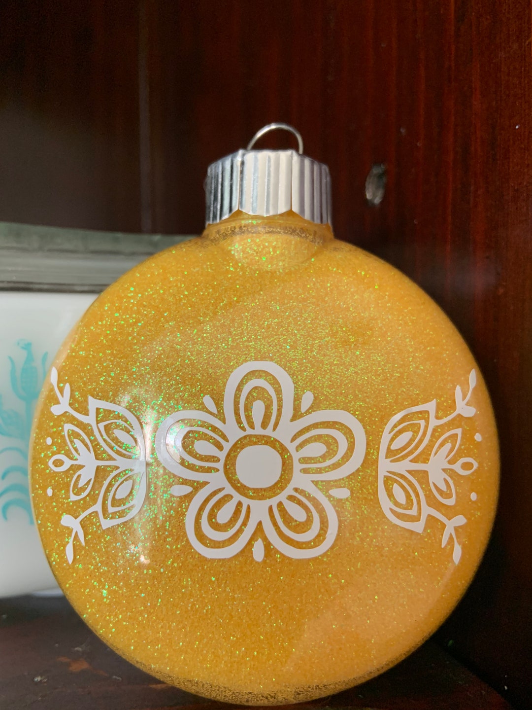 Pyrex Butterfly Gold Inspired Christmas Ornament - Etsy