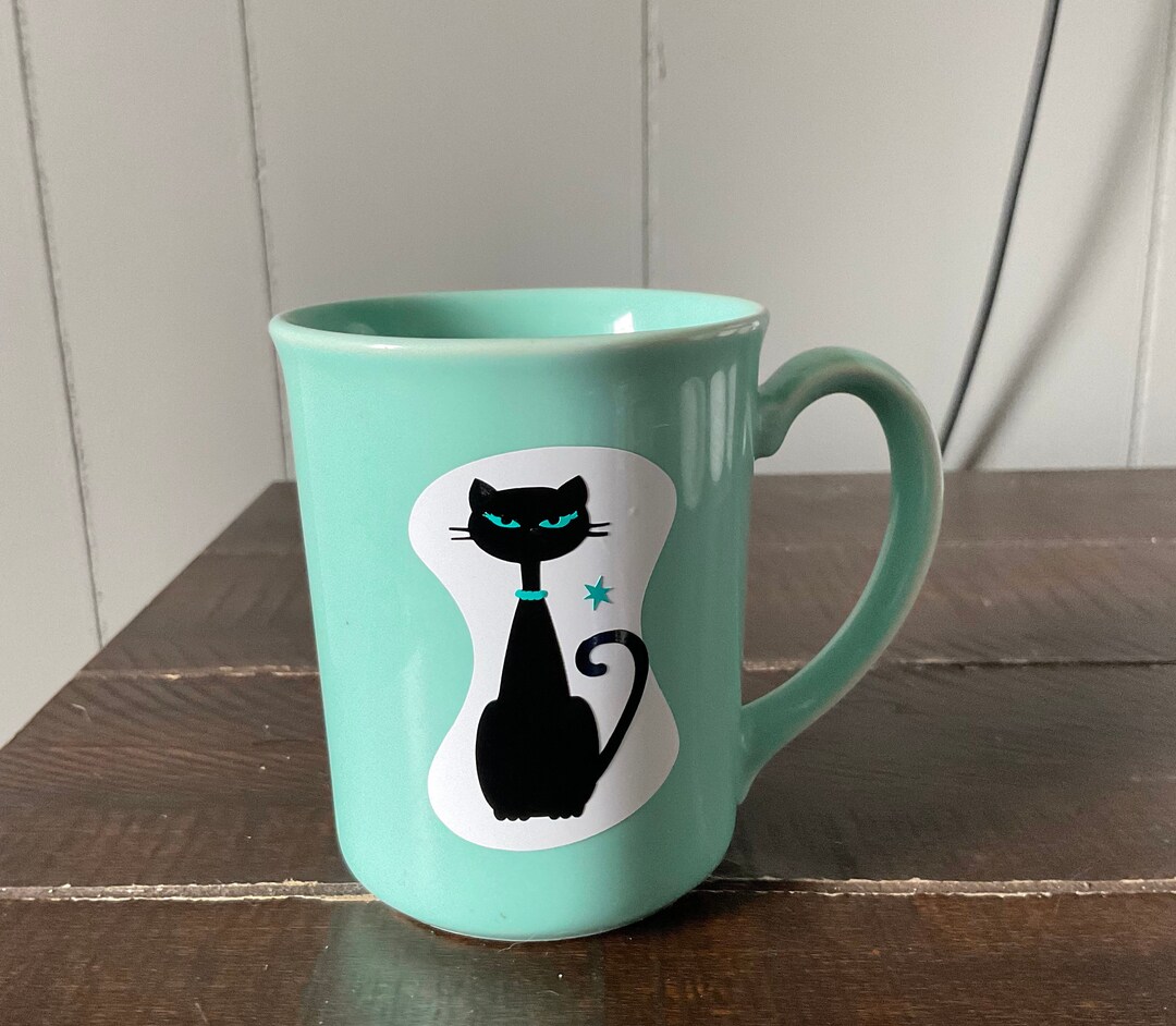 MCM Cat Pyrex Decal - Etsy