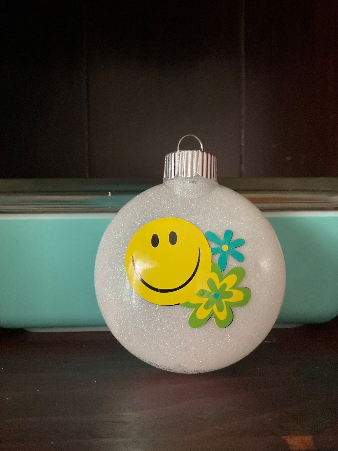 Vintage Happy Smiley Face Ornament - Etsy
