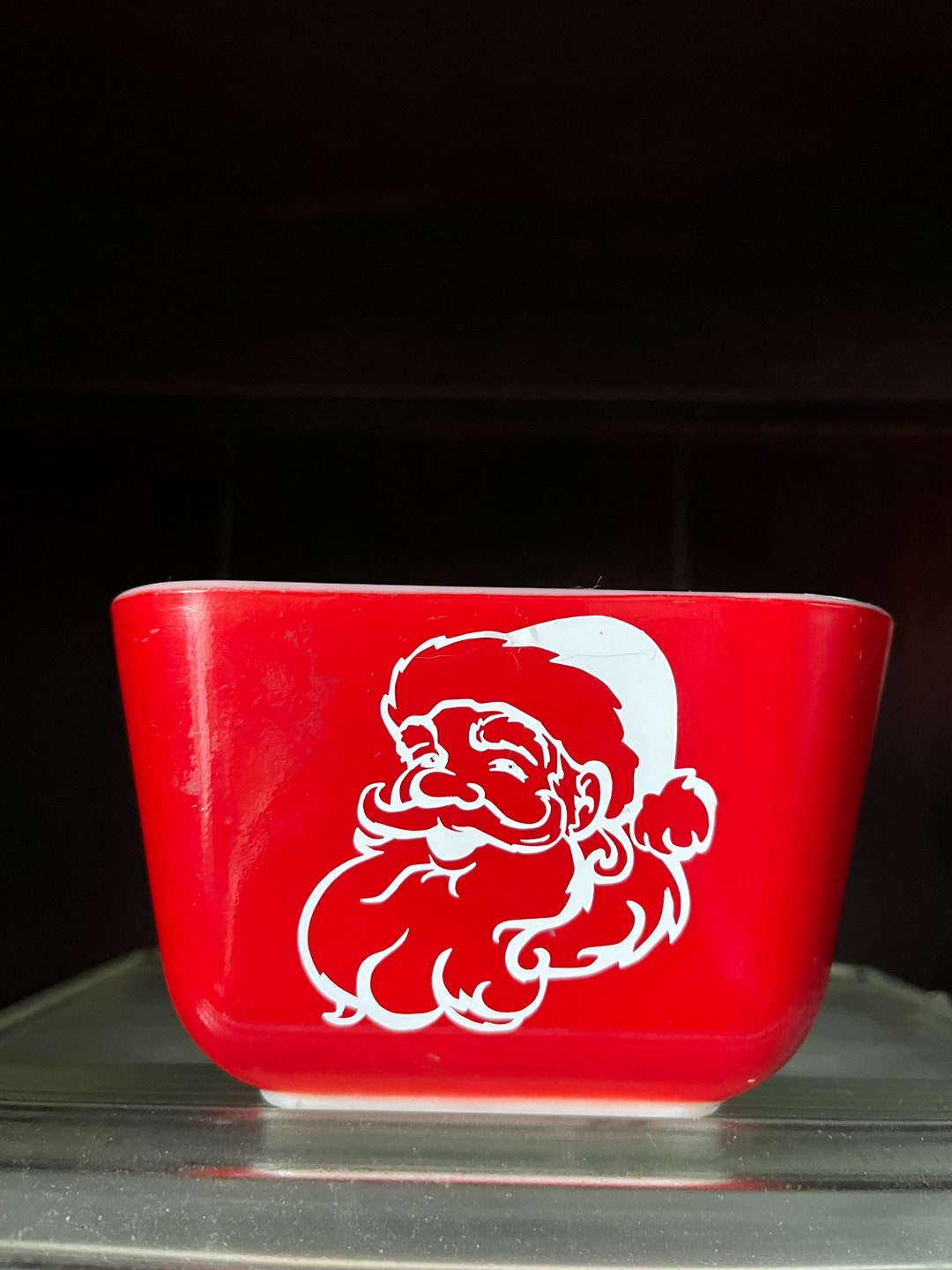 Santa Pyrex Bowl Decal - Etsy