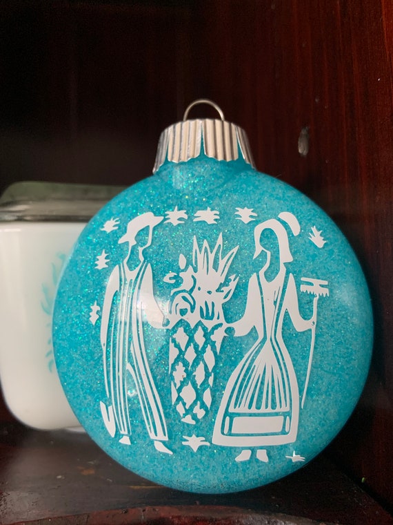 Pyrex Butterprint Inspired Christmas Ornament - Etsy