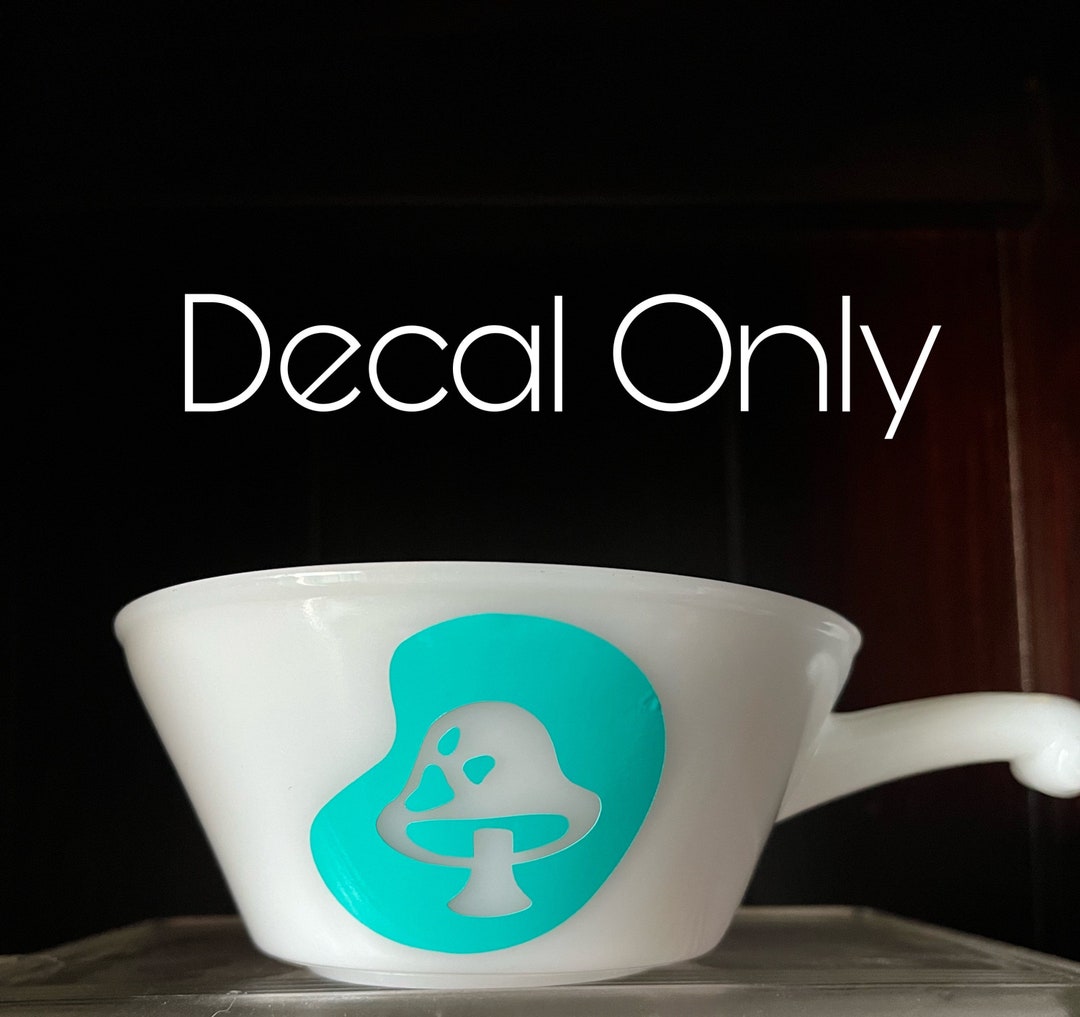MCM Flamingo Pyrex Decal - Etsy