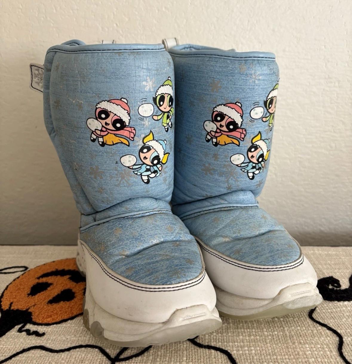 Vintage Y2K Cartoon Network Powder Puff Girls Snow Boots Size 13 - Etsy