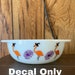Summer Flamingo Daisy Pyrex Decal - Etsy