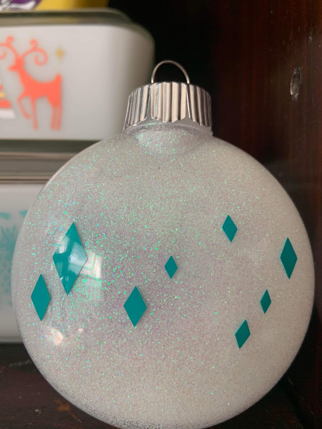 Pyrex Diamonds Inspired Ornament - Etsy