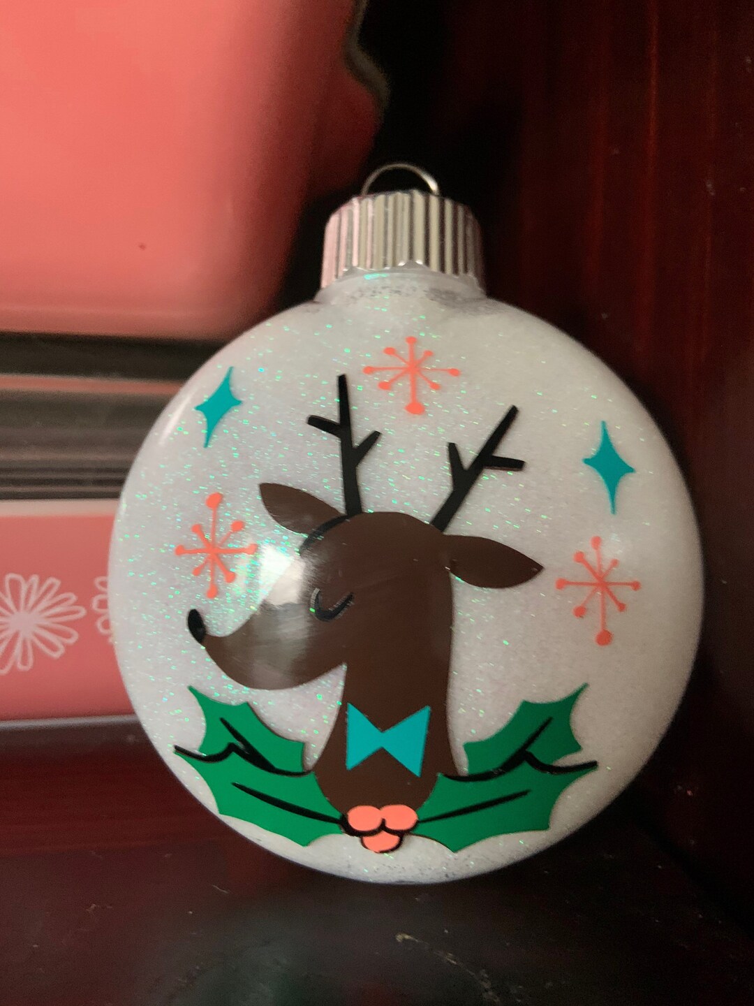 MCM Deer Inspired Ornament - Etsy