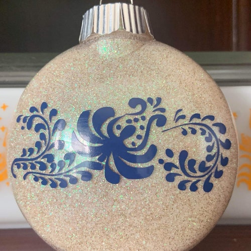 Pyrex Butterprint Inspired Christmas Ornament - Etsy