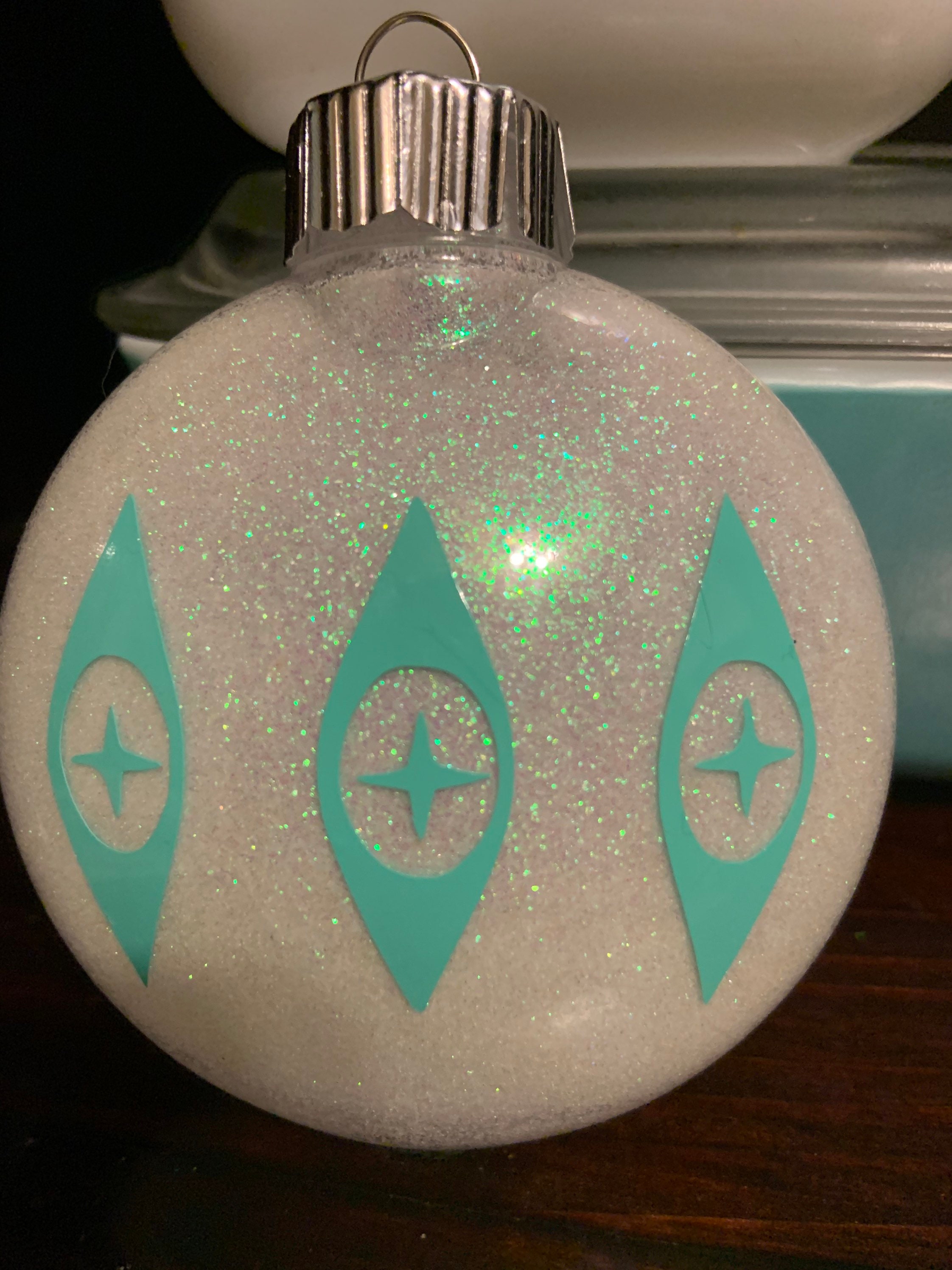 Pyrex Atomic Eyes Inspired Christmas Ornament | Etsy