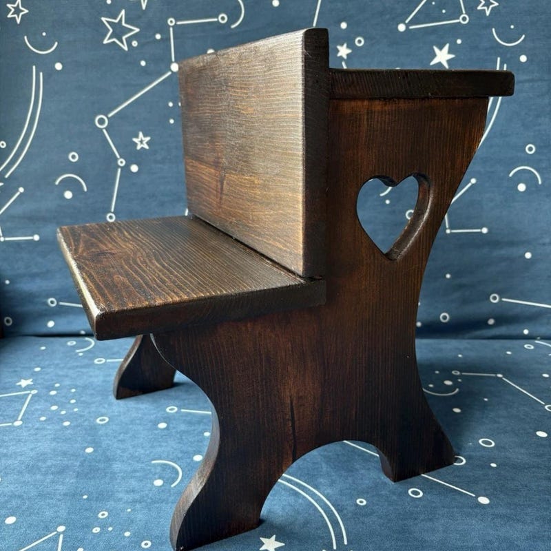 Vintage Heart Step Stool - Etsy