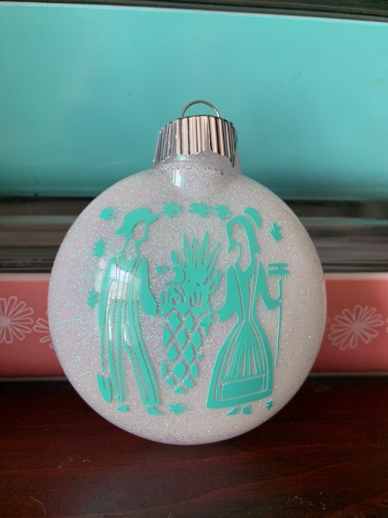 Pyrex Butterprint Inspired Christmas Ornament - Etsy