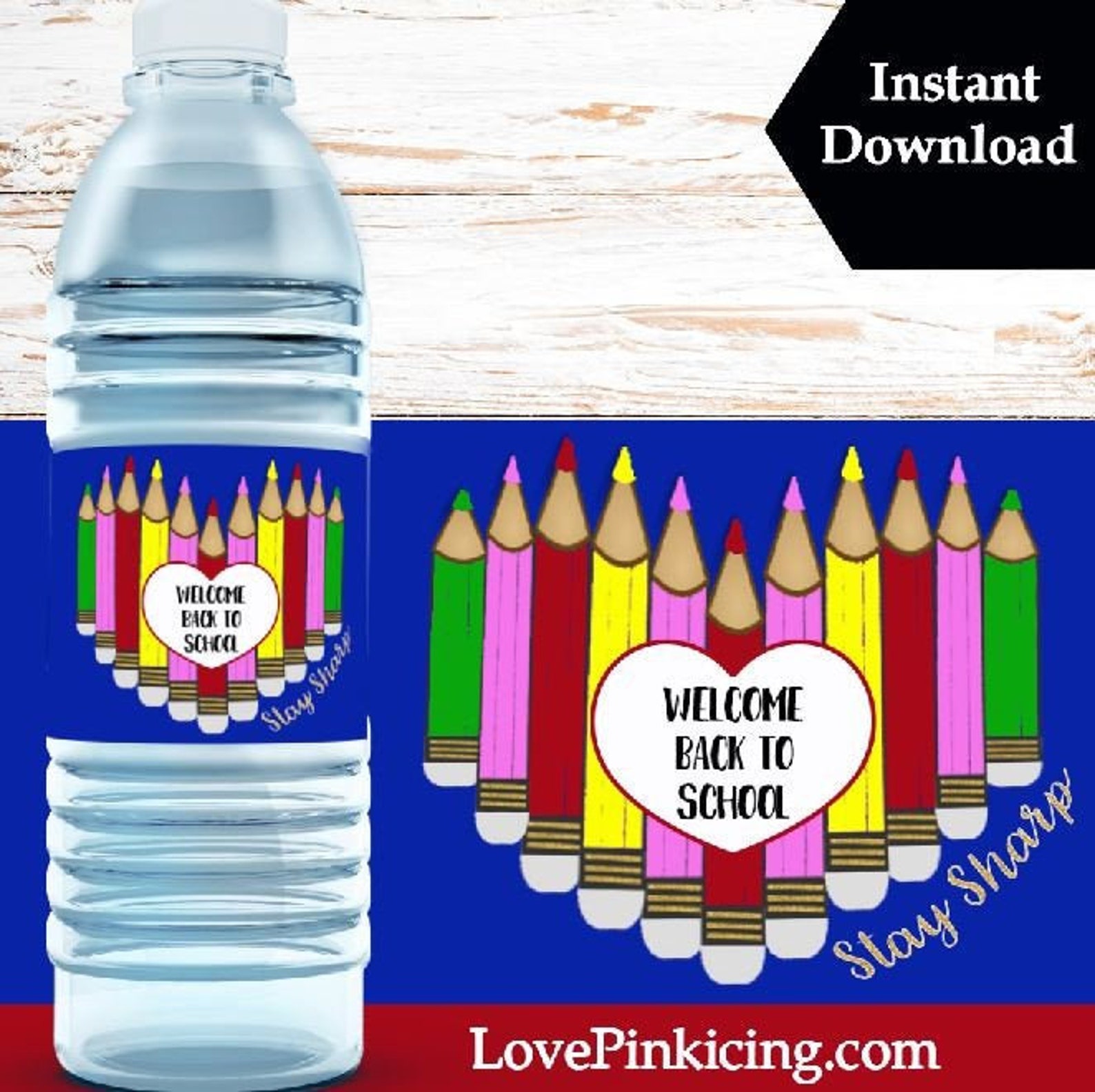 Back to School Water Bottle Labels-Student Gifts-Teachers | Etsy