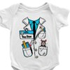 Funny Halloween Cute Mad Scientist Lab Coat T-shirt, Halloween Science ...