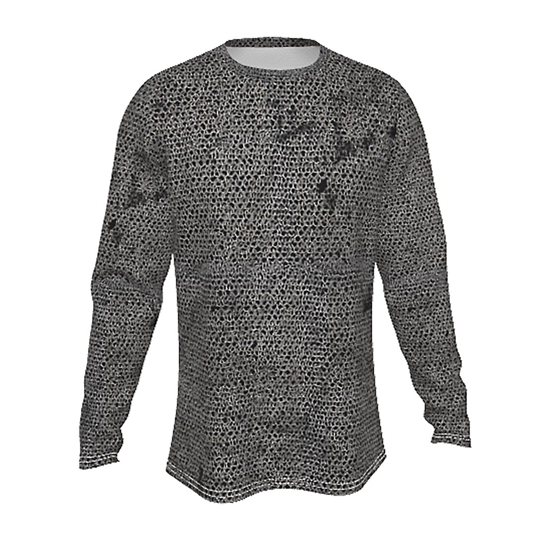 Chain Mail Shirt, Mock Chainmail Cosplay Top, Medieval Fantasy Role ...