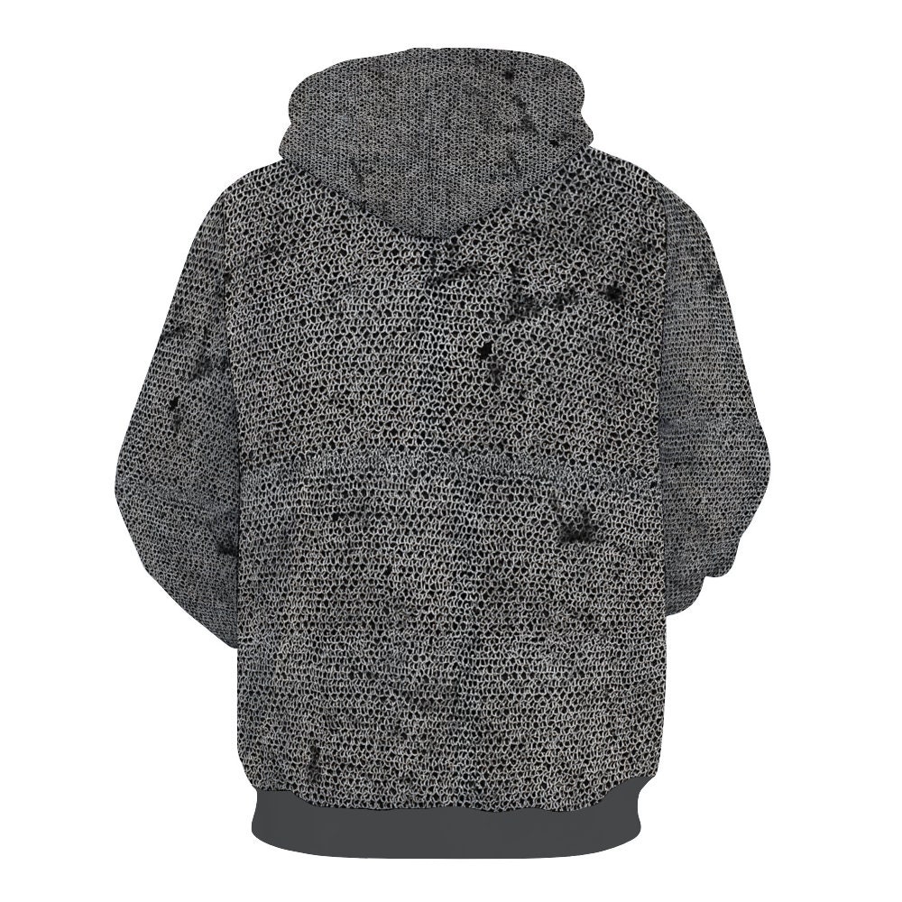 Chain Mail Hoodie, Medieval Knight Chainmail Cosplay Top, Fantasy Role ...