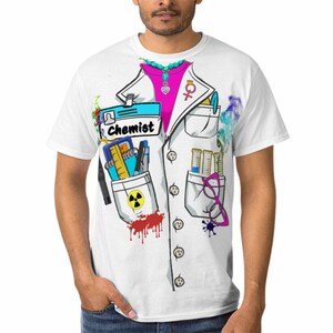 Women Science Chemistry Lab Coat T-shirt, Women in Science Shirt, Woman ...