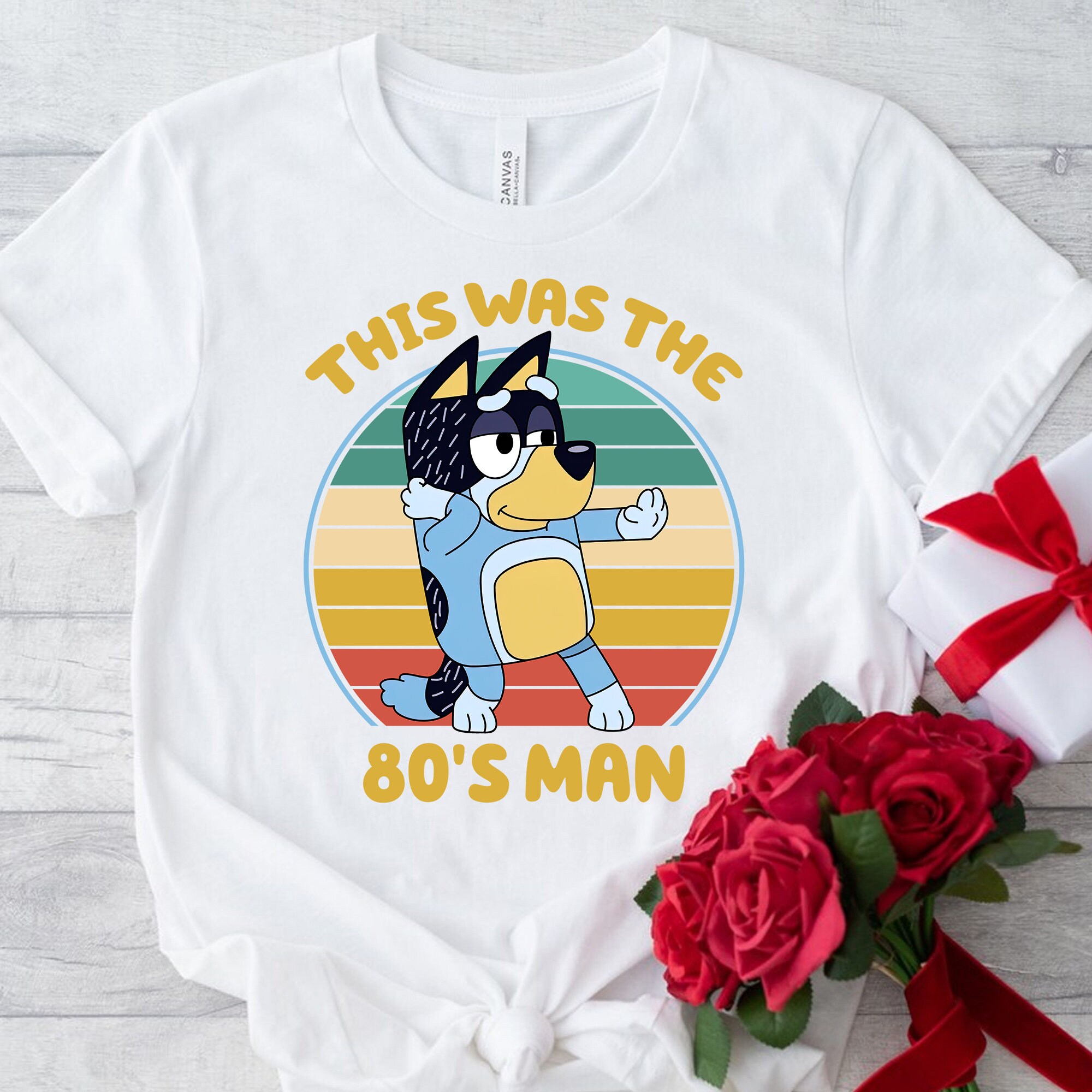 This Was the 80's Man PNG, Bluey Dad PNG, Bluey Family Png, Bluey ...