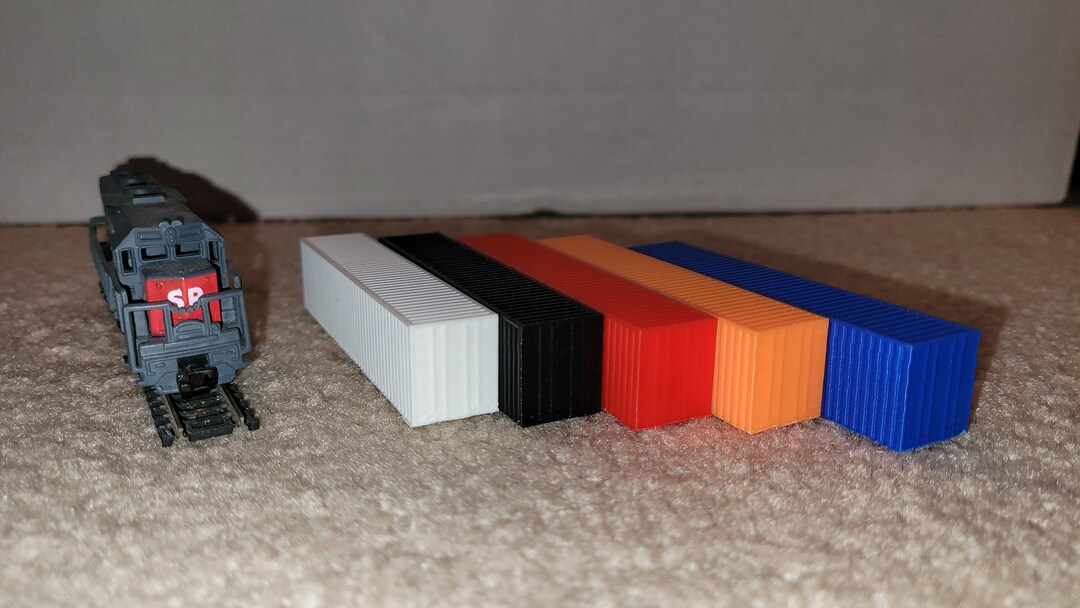 45 Ft Shipping Containers- N-scale - Etsy