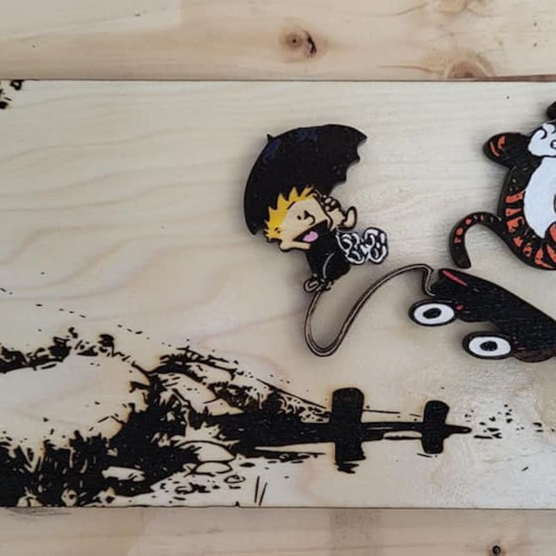 Calvin Hobbes Svg - Etsy