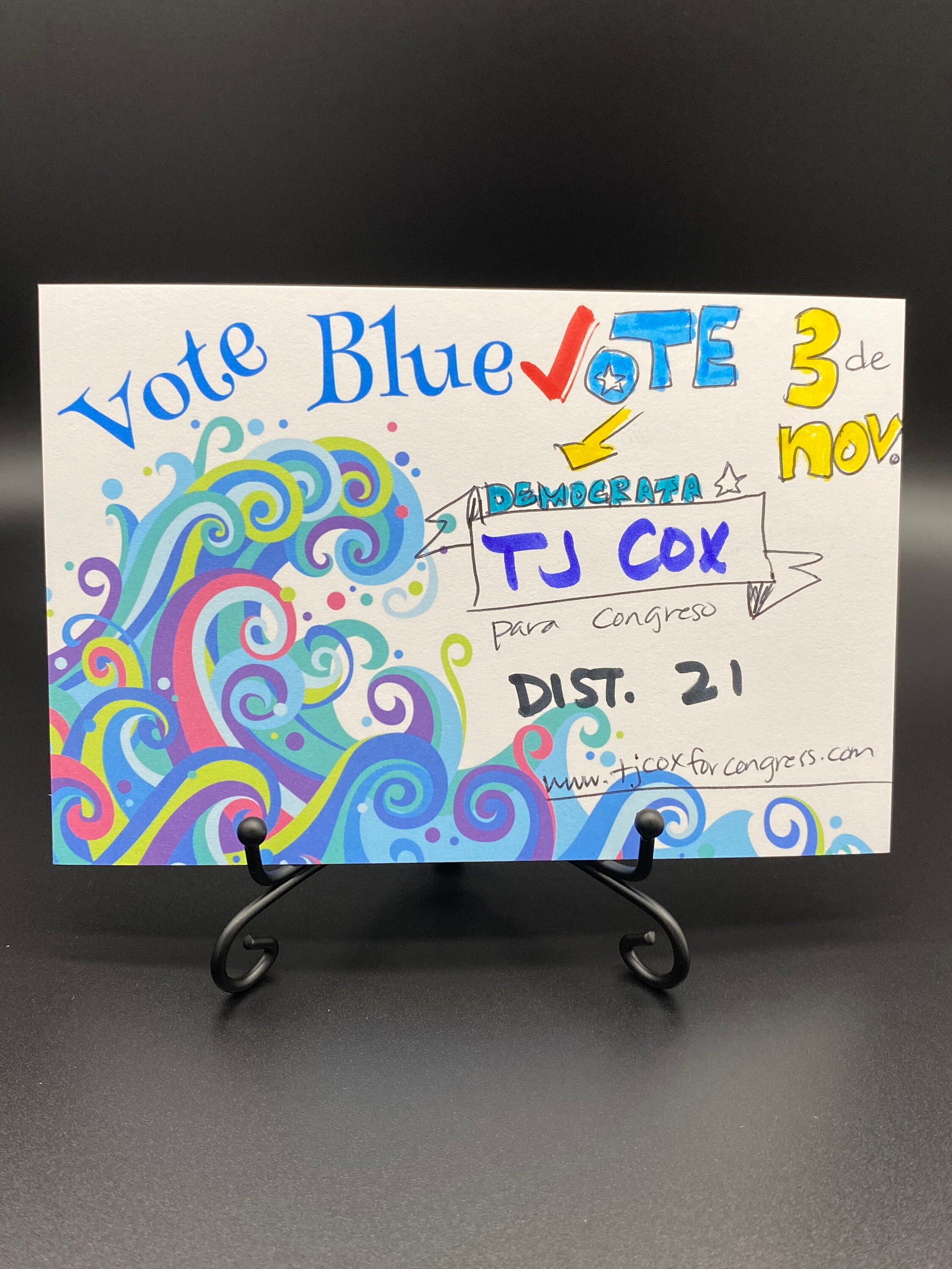 Buy Vote Blue Postcards, Blue Wave Postcard, Postcards to Voters, Fill ...
