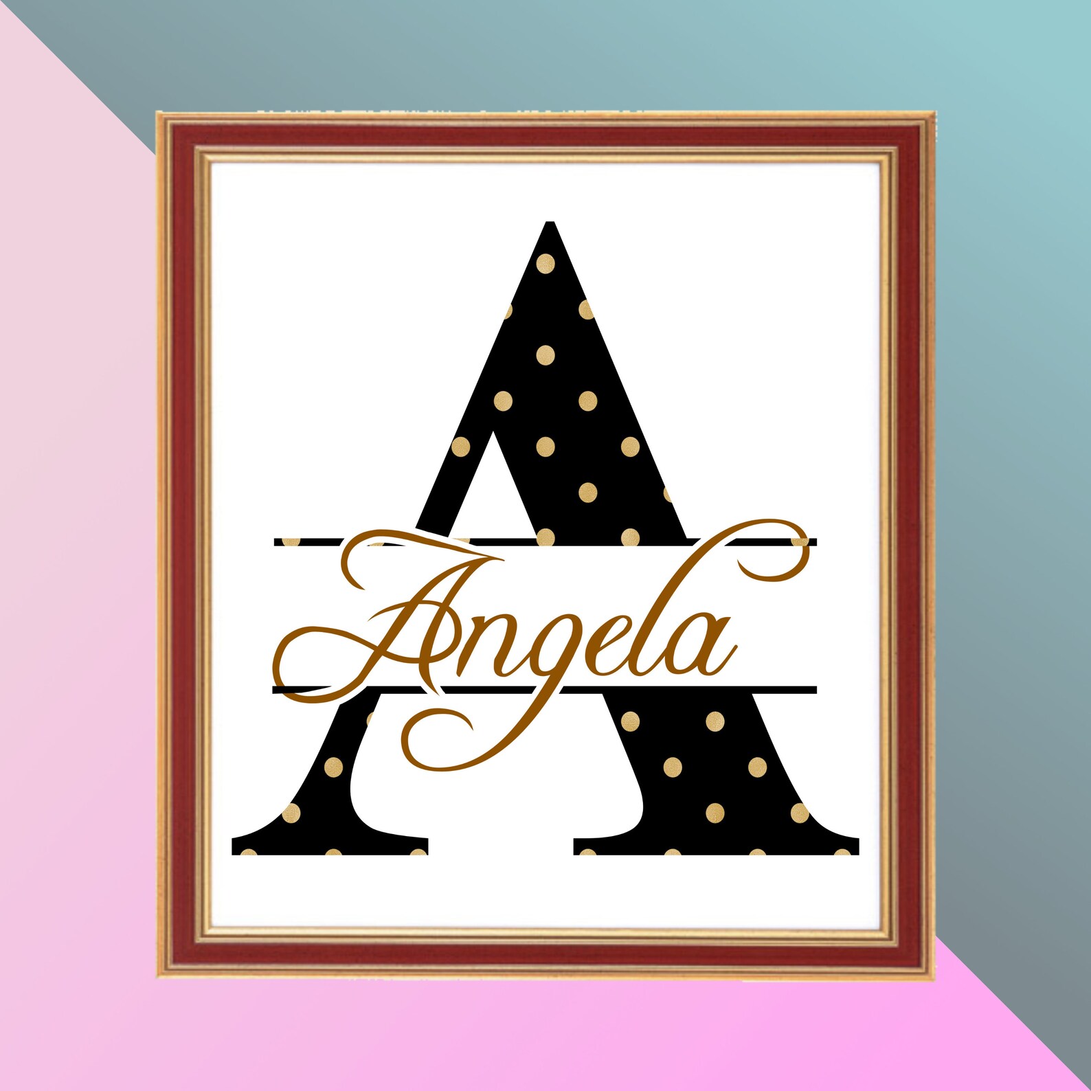 Custom Name Wall Poster for Kids Nursery Personalized Wall - Etsy