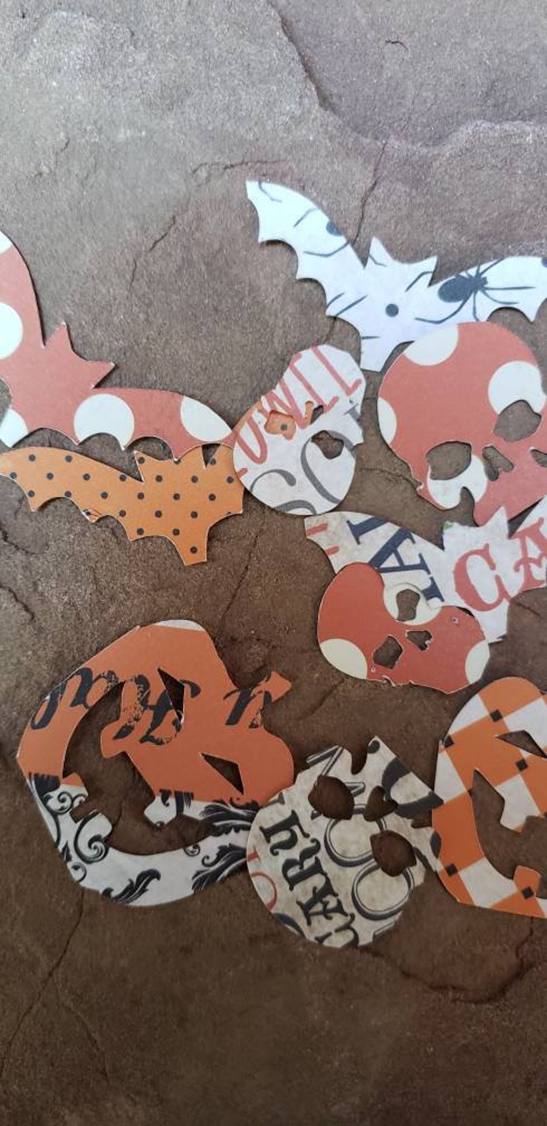 Halloween Party Confetti Skull Table Decor Confetti - Etsy