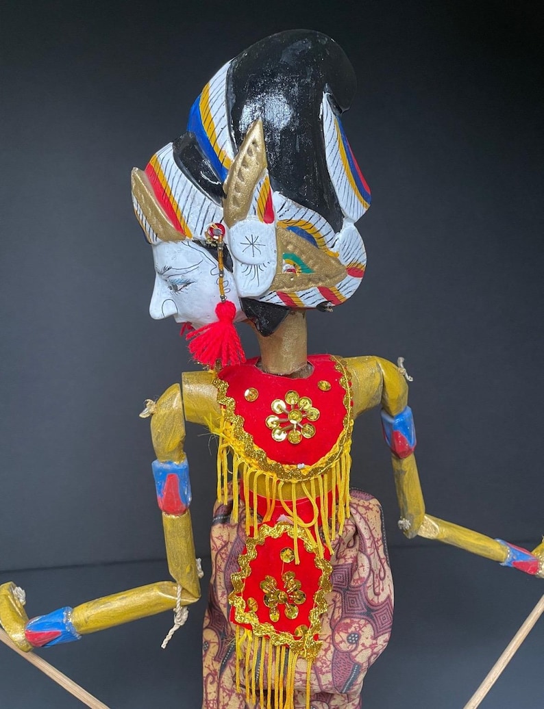 Handmade Indonesian Puppet Wayang Kulit Asian Art - Etsy