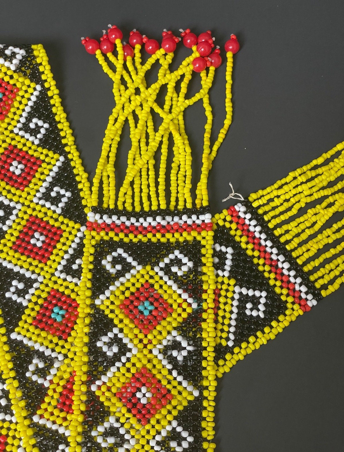 Traditional Dayak Indonesian Handmade Bead Garment - Etsy