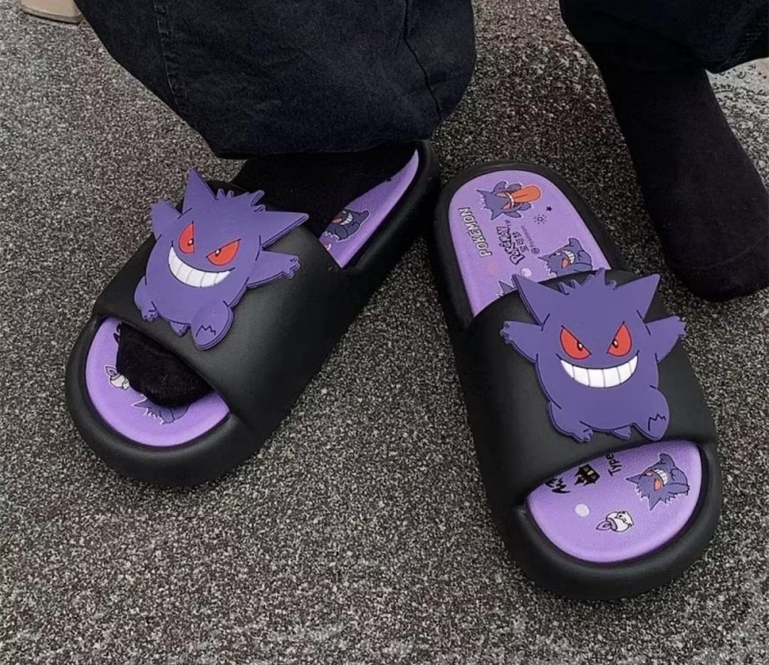 Pokemon Gengar Slipper Sandal Shoes Asia Import - Etsy
