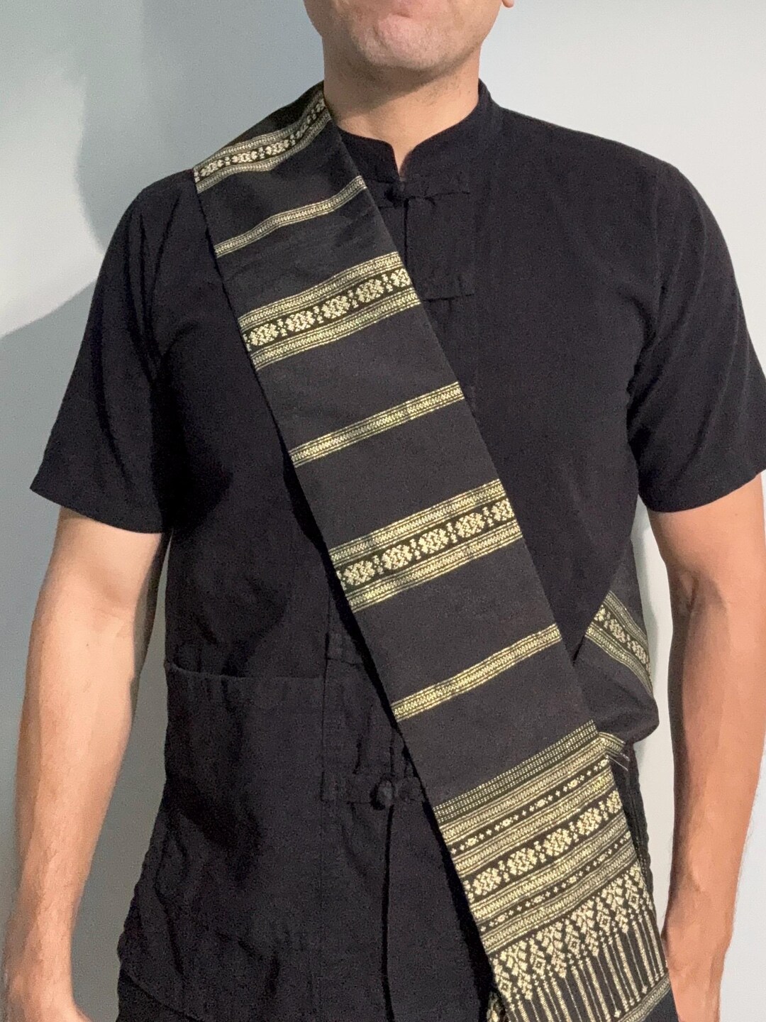 Lao Paa Biang Stash Black Garment Cloth Textile From Laos - Etsy
