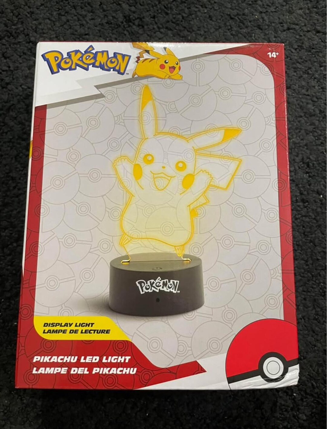 Pikachu Official Pokémon Product LED Lamp Light - Etsy