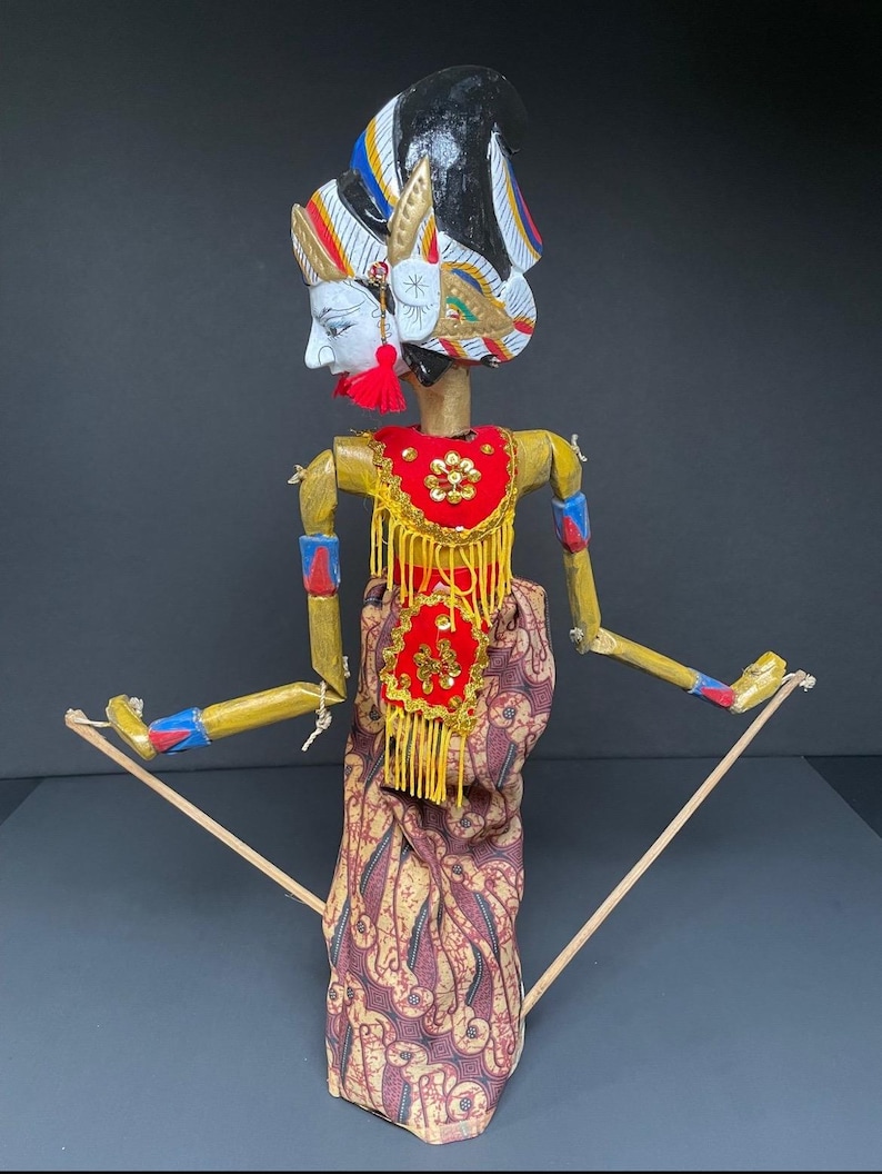 Handmade Indonesian Puppet Wayang Kulit Asian Art - Etsy