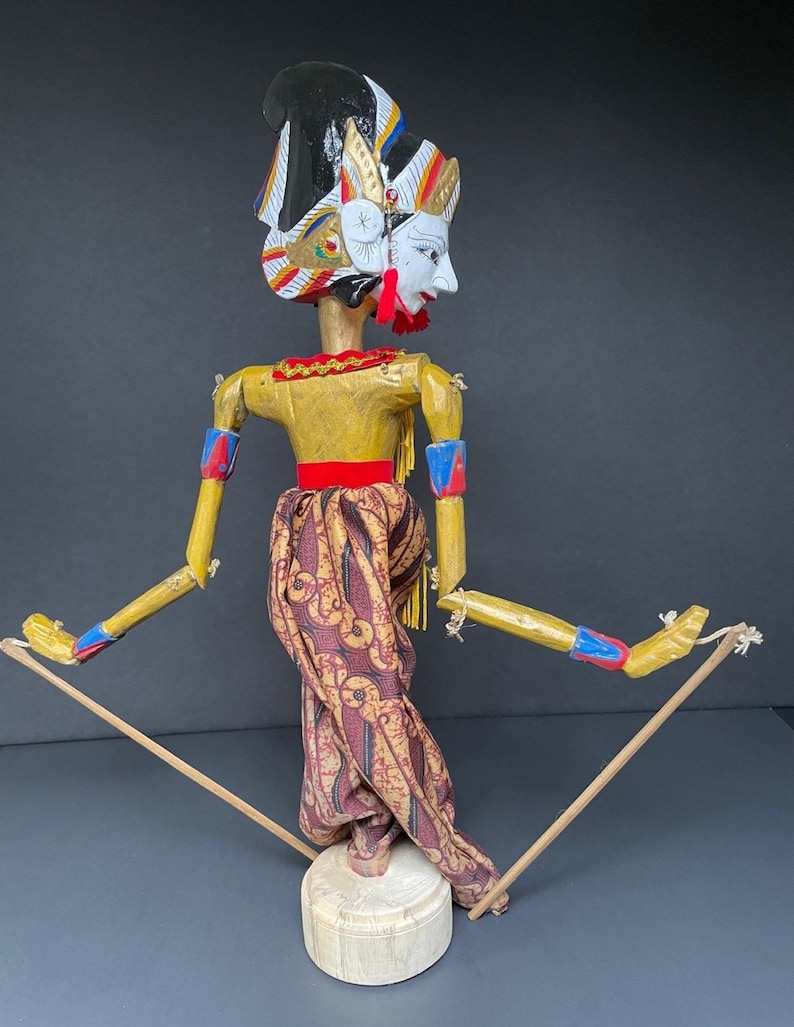 Handmade Indonesian Puppet Wayang Kulit Asian Art - Etsy