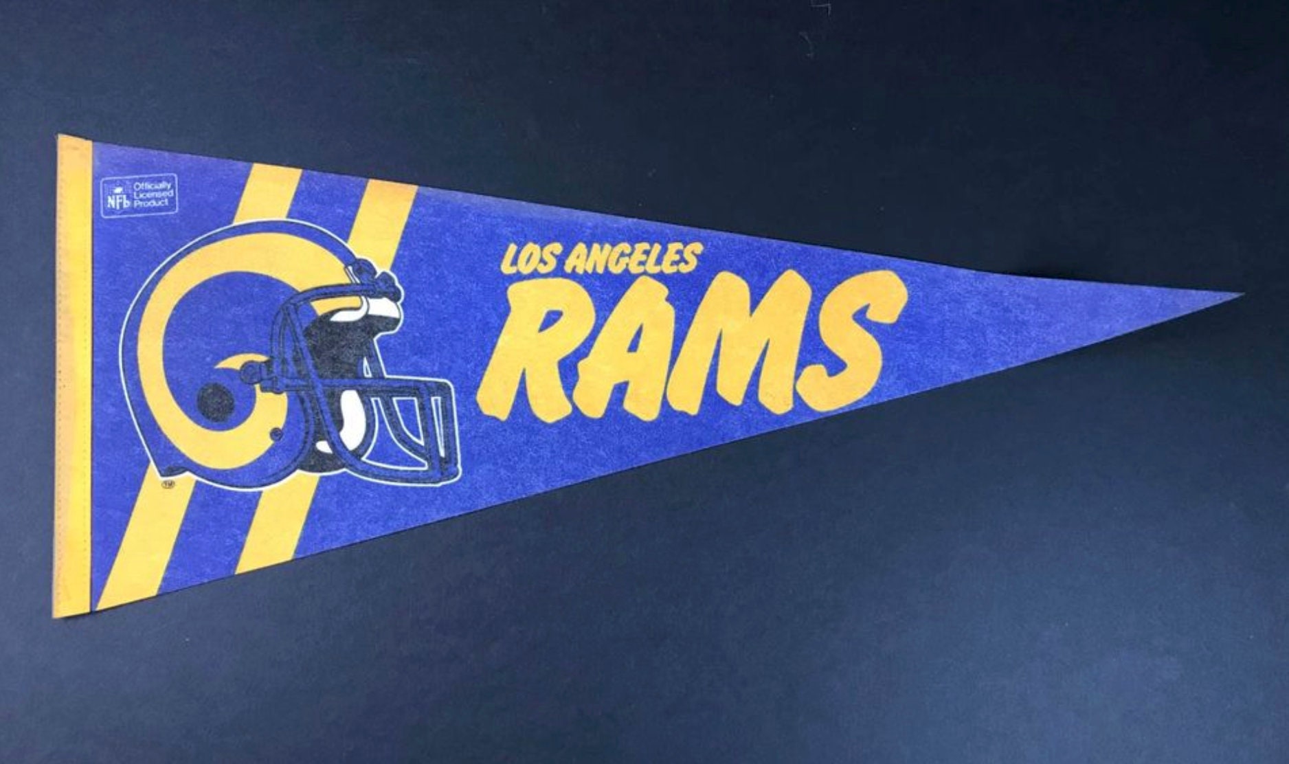 Vintage 1970 NFL Los Angeles Rams Banderín Banner tamaño | Etsy