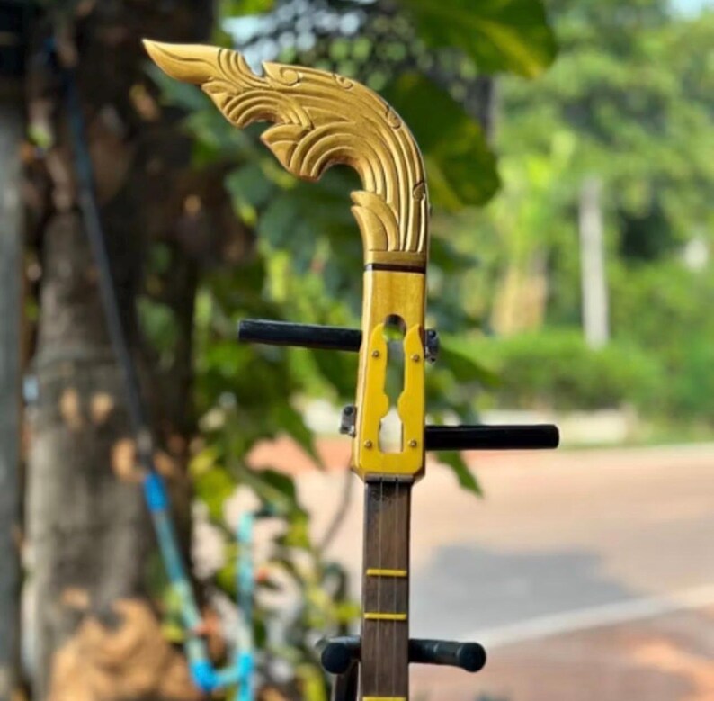 Traditional Isaan Lao Thai Music Instrument Antique Ubon Style Phin ...