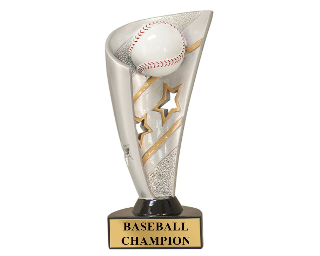 Baseball Banner Resin Award Baseball Trophy Resin Customized Sports ...