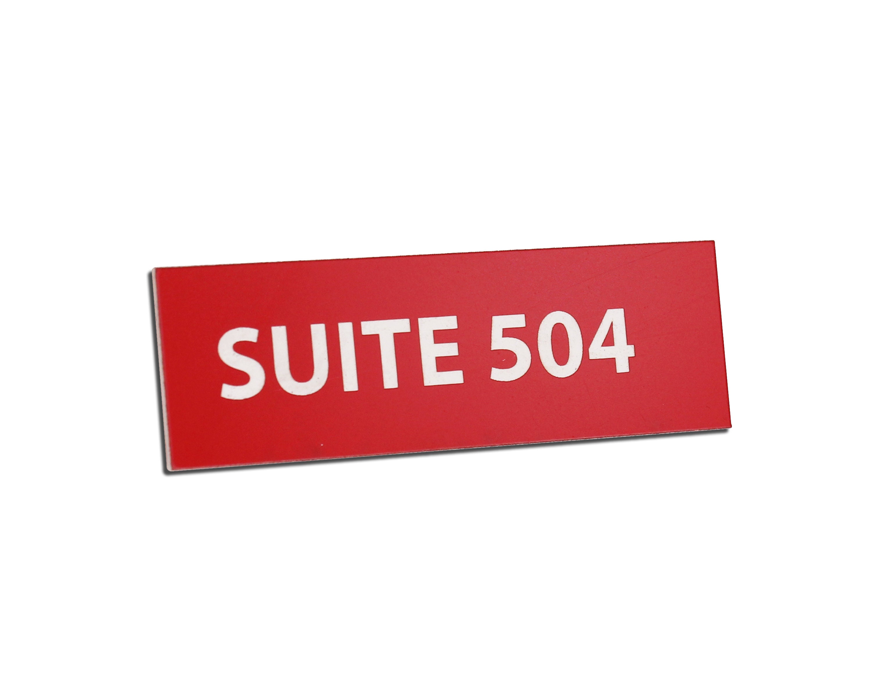 Custom Plastic Sign Your Suite Number | Personalized Unit No. Door ...