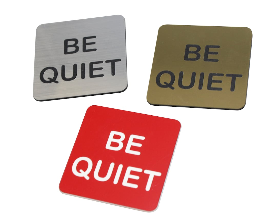Be Quite Signs Be Quite Door Sign Door Sign Plastic Door - Etsy