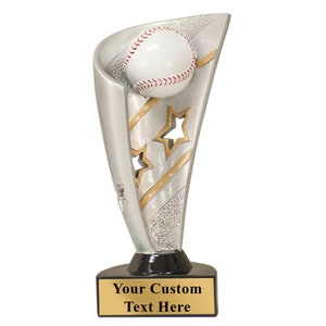 Baseball Banner Resin Award Baseball Trophy Resin Customized Sports ...