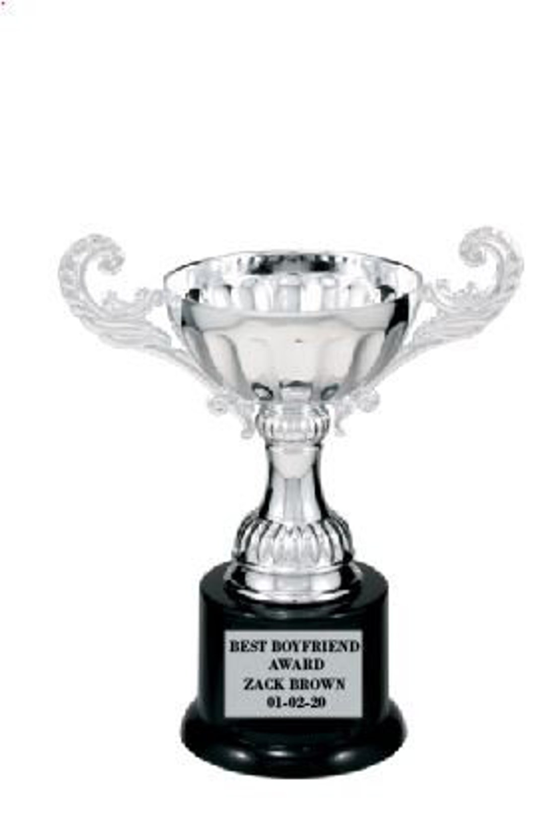 Personalized Silver Trophy Award, Wedding Gift, Best Mom Award, Spouse ...