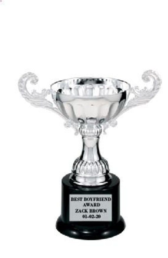 Personalized silver trophy award wedding gift best mom | Etsy
