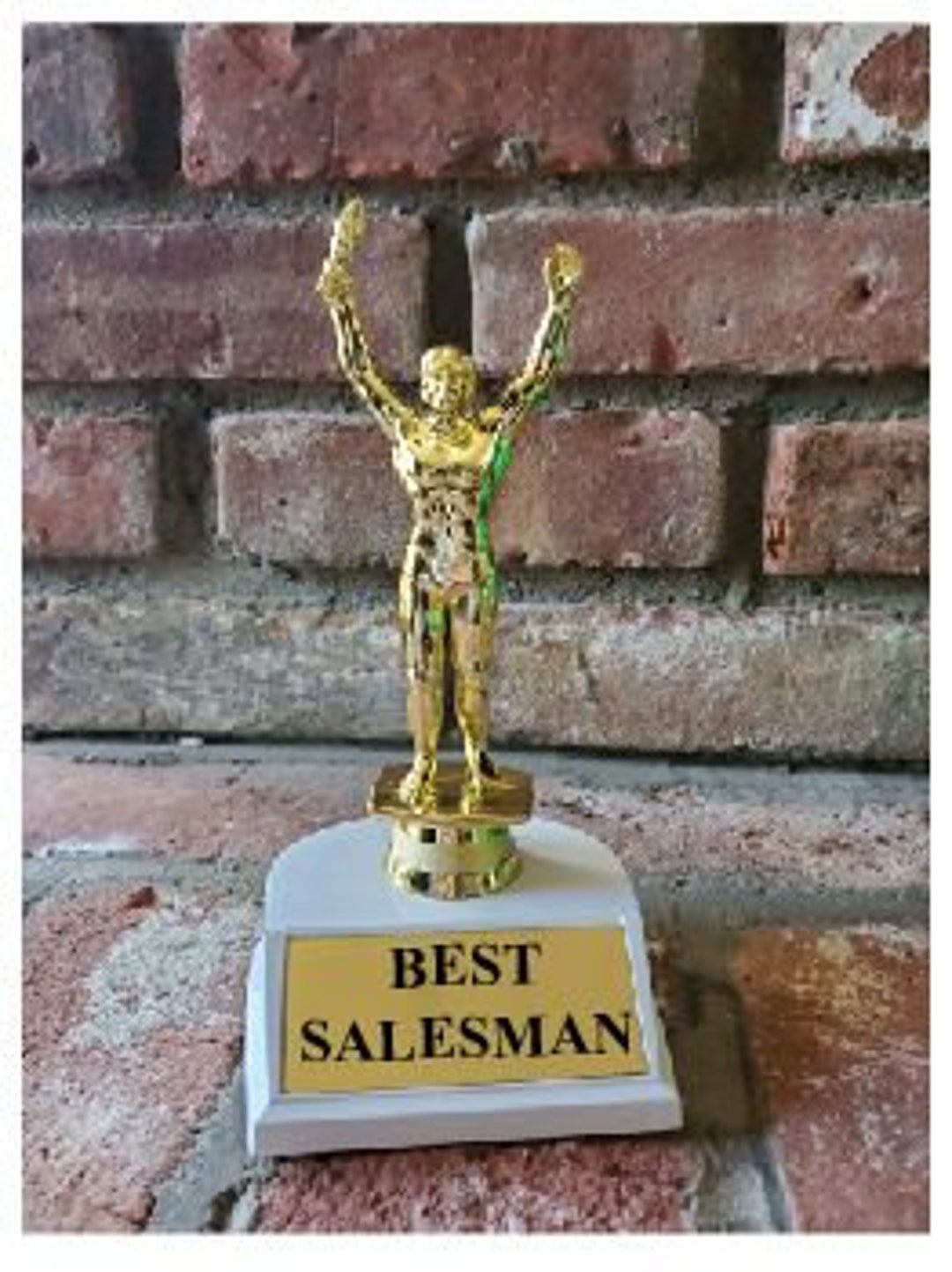 Custom Best Salesman Victory Trophy, Engraved Best Salesman Trophy ...